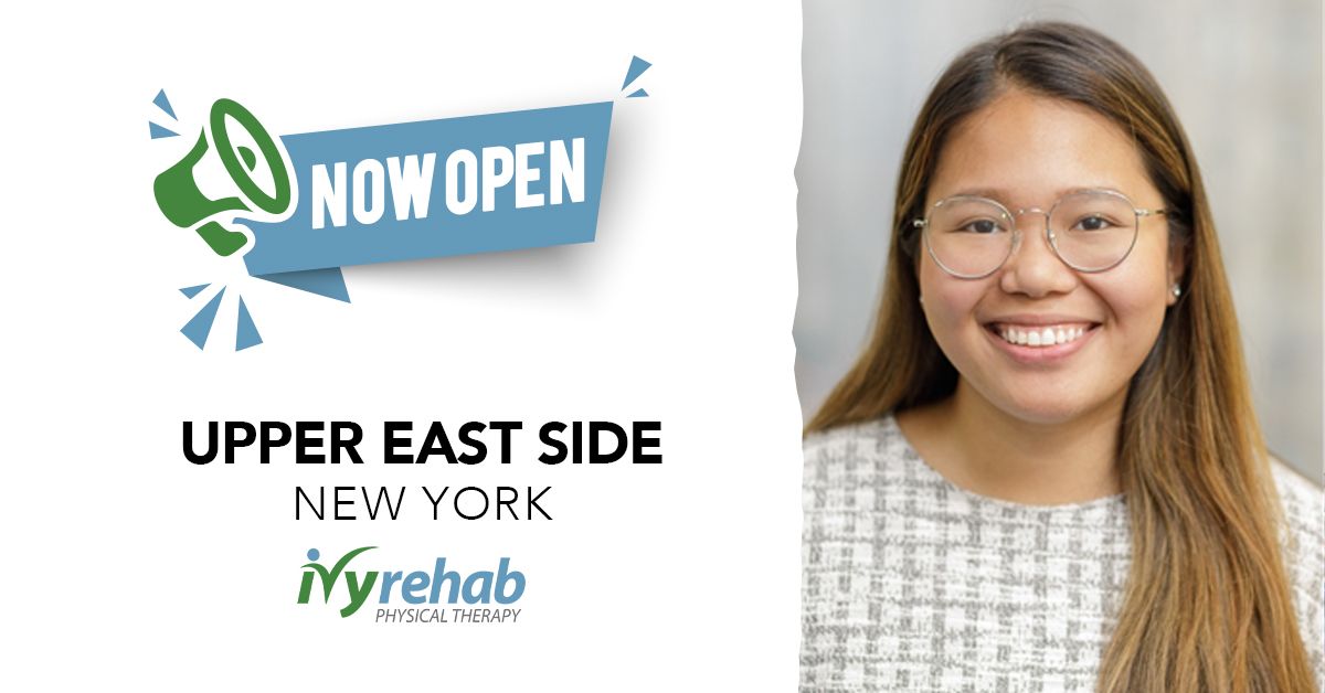 Ivy Rehab Physical Therapy Opens First Location in Manhattan Led by Dr ...