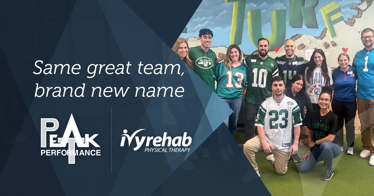 Peak Performance Physical Therapy is now Ivy Rehab | Ivy Rehab
