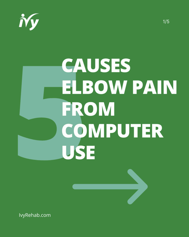 Computer Elbow Treatment with PT Exercises | Ivy Rehab